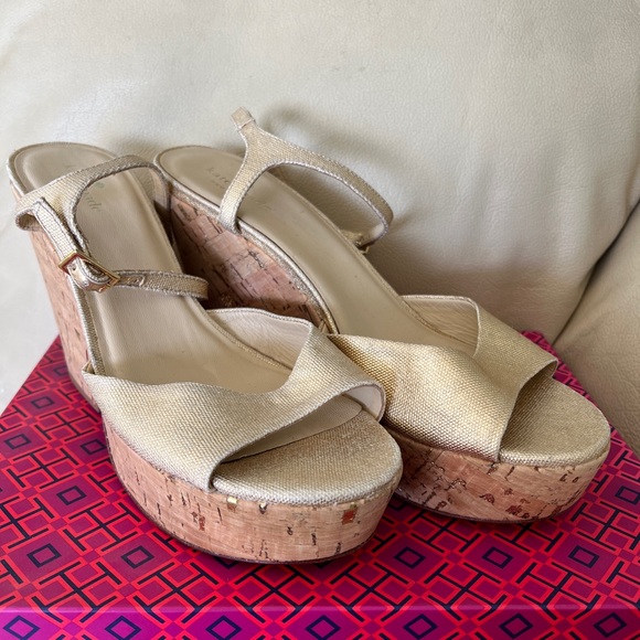 kate spade | Shoes | Kate Spade Womens Ibiza Platform Wedge Sandals 85 ...